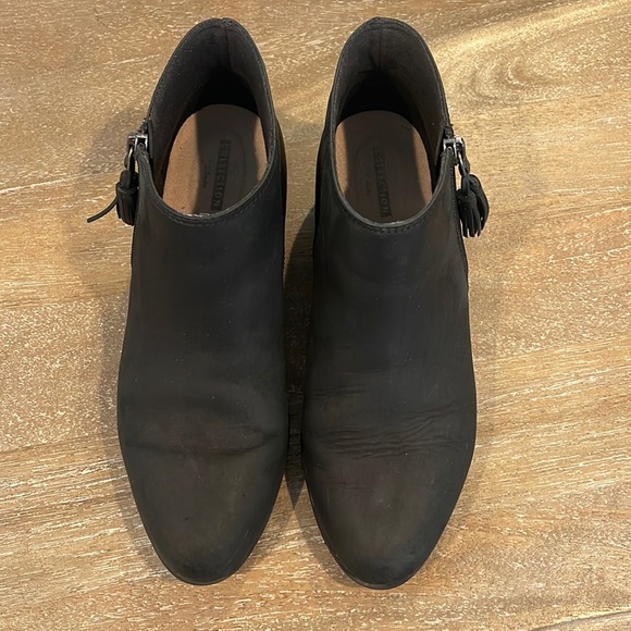 Clarks | Shoes | Clarks Womens Size 85 Booties Black | Poshmark